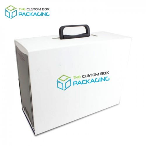 Custom Handle Boxes - Wholesale Kraft Handle Packaging Boxes ...